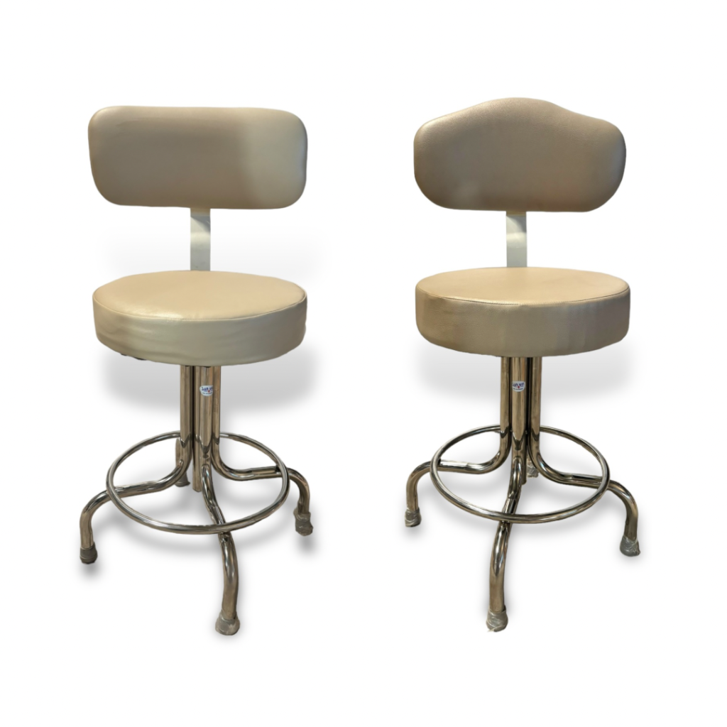 REVOLVING STOOL WITH BACKREST – Sanvin India